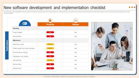 Implementation Checklist Slide Team