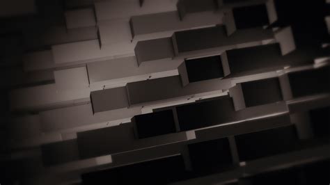 Dark Abstract Geometric Technology Motion Background Animation Patterned Effect With Gently