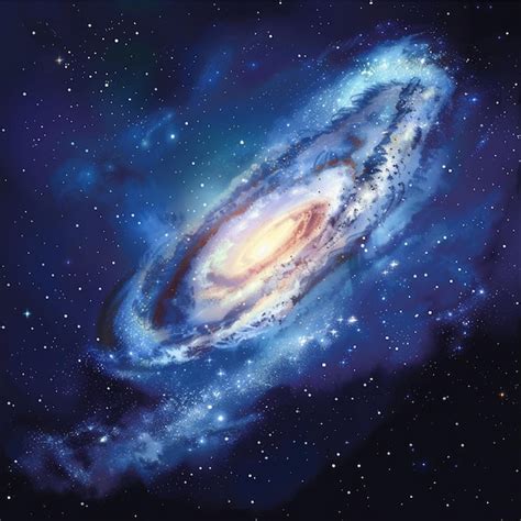 3d Vector Milky Way Galaxy Premium Ai Generated Image