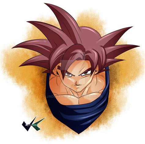 Fan Art Super Saiyan God Goku By Jadenkaiba On Deviantart