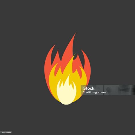 Kartun Api Api Set Ilustrasi Vektor Api Ilustrasi Stok Unduh Gambar