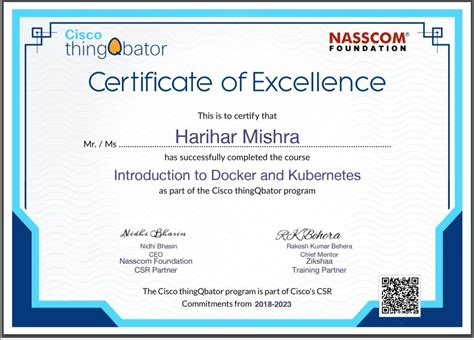 Harihar Mishra On Linkedin Cisco Nasscom Hcltech Devopscommunity