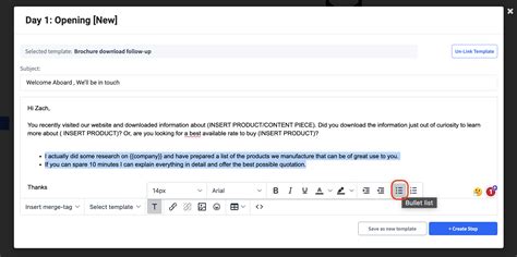 Email Formatting Options
