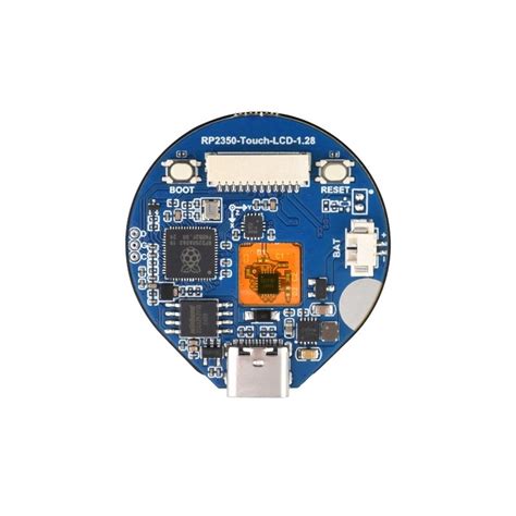 Buy Waveshare Rp2350 Mcu Board With 128inch Round Touch Lcd