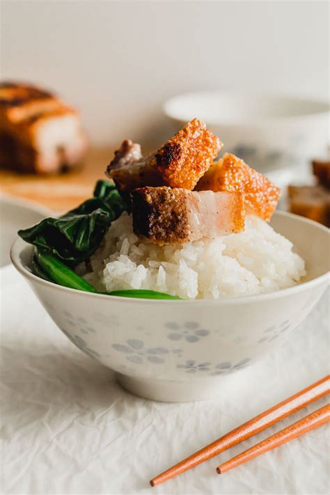 Chinese Crispy Roasted Pork Belly Siu Yuk 燒肉 Sift And Simmer