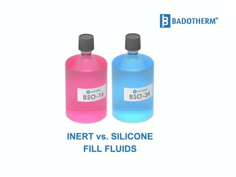 Selection Of Fill Fluids Inert Or Silicone Based Fluids 1 2 Badotherm