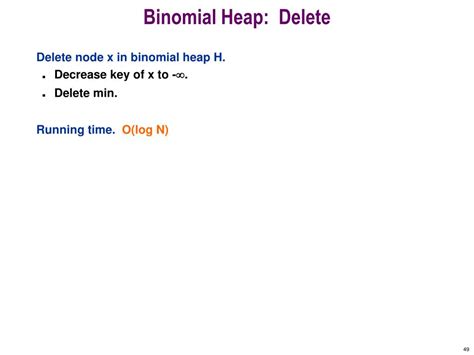 Ppt Binary And Binomial Heaps Powerpoint Presentation Free Download