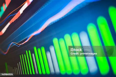 Grafik Pasar Saham Atau Perdagangan Forex Dan Grafik Kandil Yang Cocok