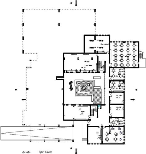 Structural Column Plan Of A Building