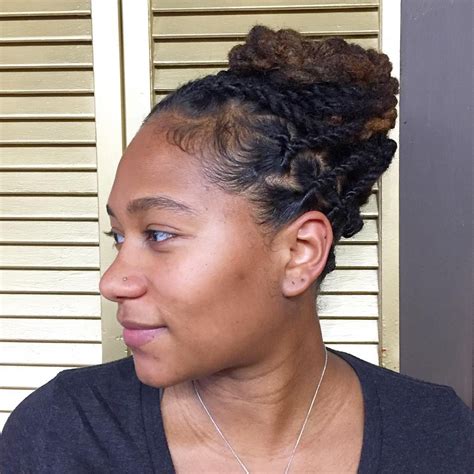Classic French Twist Hairstyle For Locs