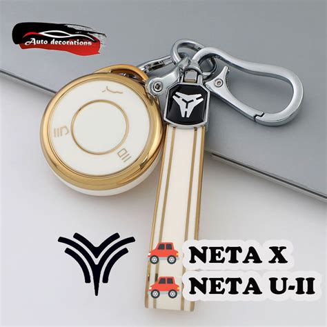 Neta Aya Neta X Neta U Iicar เคสกุญแจรถทรงกลม Neta U Ii Neta U 2 ฝาครอบ