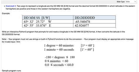 Solved Slide Type Slide • Exercise 2 Two Ways To Represent