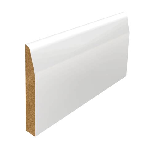 Chamfered And Round White Primed Mdf Architrave