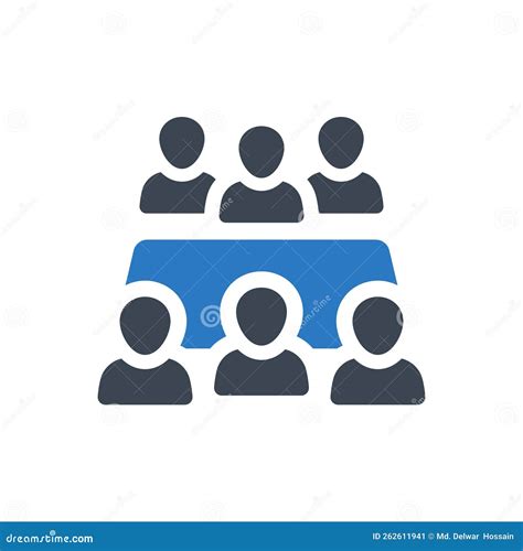 scrum meeting icon simple element from agile method collection filled
