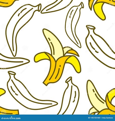 Plantilla Incons til Del Vector Del Modelo De La Fruta Del Pl tano Ilustración del Vector