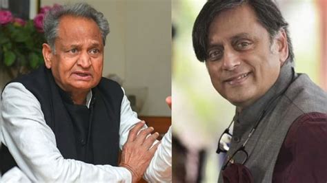 Shashi Tharoor Vs Ashok Gehlot Heres How The Congress President Will