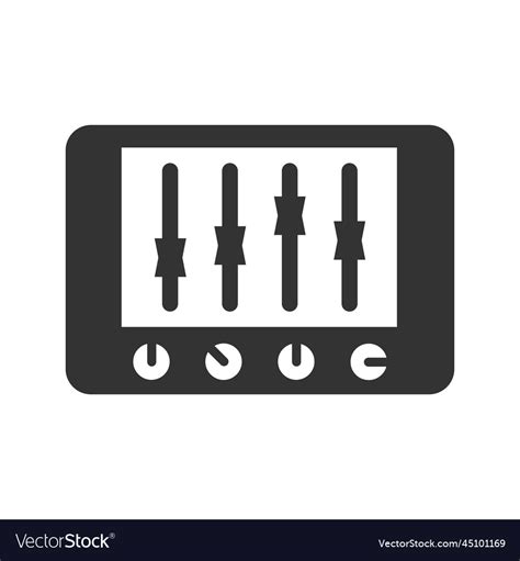 Control Equalizer Icon Royalty Free Vector Image