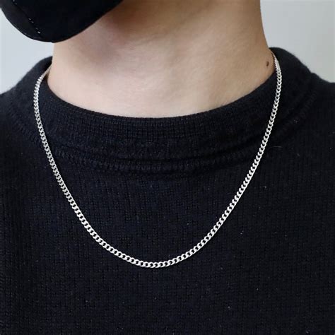 Micro Cuban Link Chain 3mm Sterling Silver Flex Culture Sydney