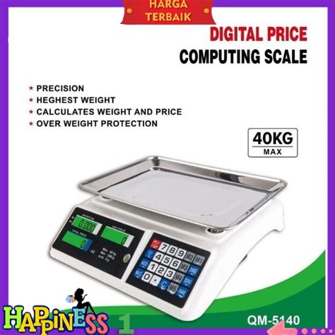 Jual Timbangan Buah Digital 40kg Timbangan Buah Digital 40kg Double