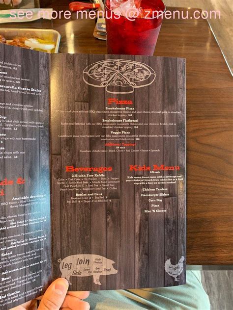 Online Menu Of Brays Smokehouse Restaurant Kingsville Texas 78363