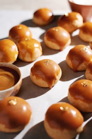 Salted Caramel Profiteroles Teak Thyme