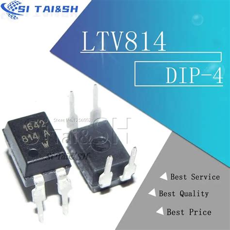 10Pcs-LTV-814-DIP-4-LTV814-DIP-LTV-814A-Kompatibel-Optocoupler-PC814 ...