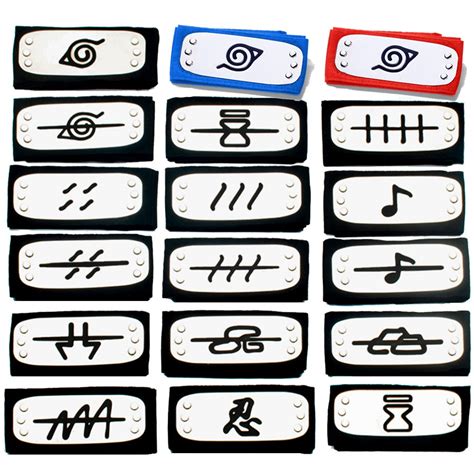 Anime Boruto Accessories Headbands Guard Hokage Ninja Minato Akatsuki Sasuke Kakashi Head Belt