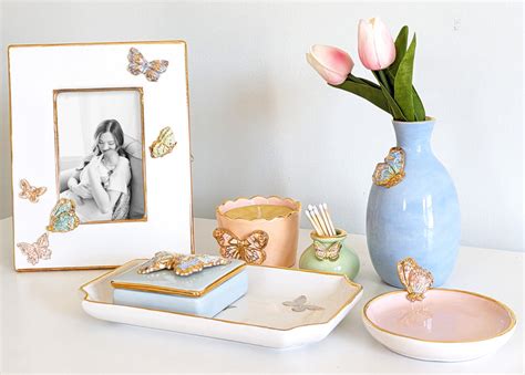 Gilded Butterfly Collection Ruby Clay Company