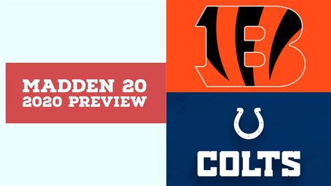 2020 Week 6 Preview Cincinnati Bengals Vs Indianapolis Colts Simulation