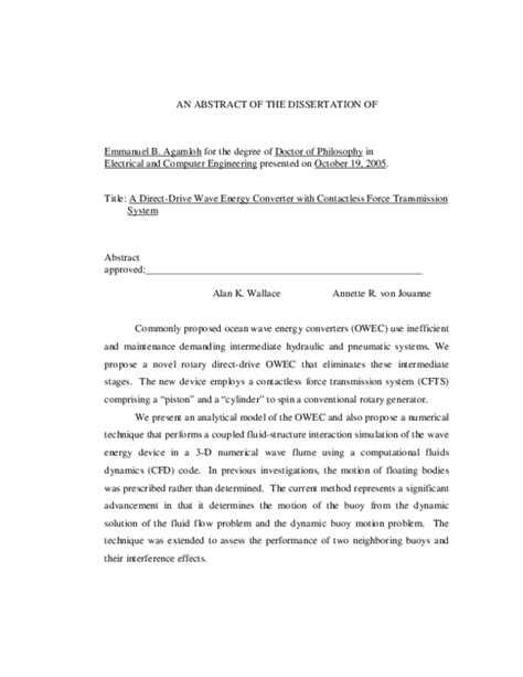 Pdf A Direct Drive Wave Energy Converter With Contactless Force