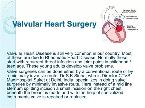 Valvular Heart Surgery Pptx