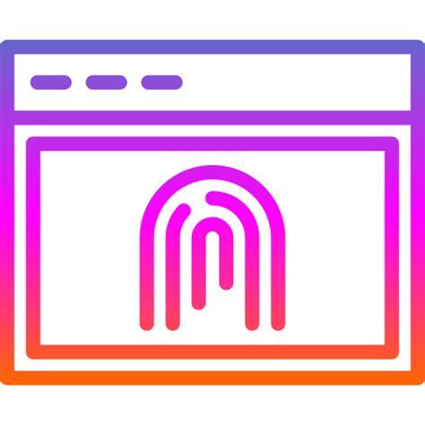 Biometric Generic Gradient Icon