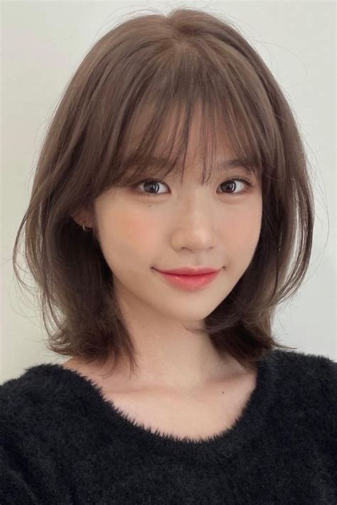 55 Trendiest Korean Hairstyles And Haircuts For Women ヘアスタイリング ヘアカット 髪 色