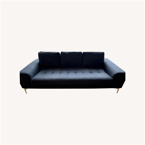 Glenn Modern Gray Sofa 84” Wide Aptdeco
