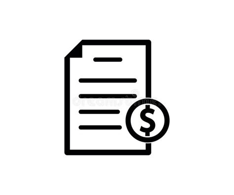 比尔图标矢量图徽标设计 向量例证 插画 包括有 美元 图标 现金 横幅提供资金的 赊帐 应计额 220724353