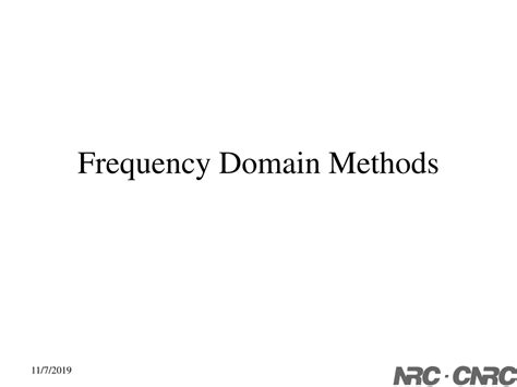 Ppt Comprehensive Guide To Frequency Domain Methods In Signal