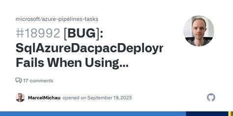 BUG SqlAzureDacpacDeployment Fails When Using Workload Identity