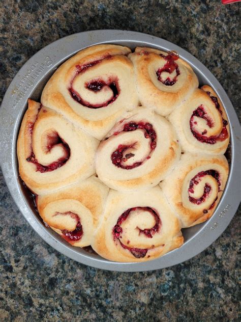 Soft Raspberry Rolls Cottage Pantry