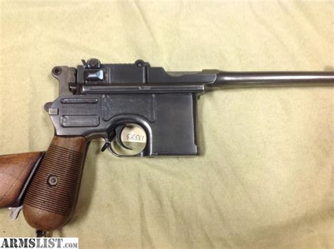 Armslist For Sale Broomhandle Mauser W Stock All Matching Numbers