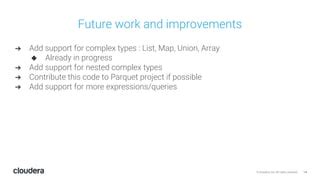 Parquet Vectorization In Hive PPT