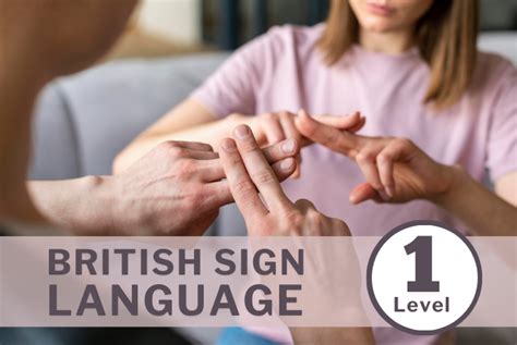 British Sign Language BSL Level 1 Course Central