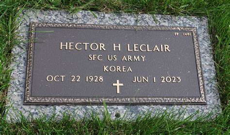 Hector H “frenchie” Leclair 1928 2023 Find A Grave Memorial