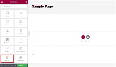 Icon Box Widget Documentation
