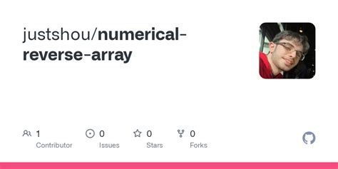 Github Justshounumerical Reverse Array