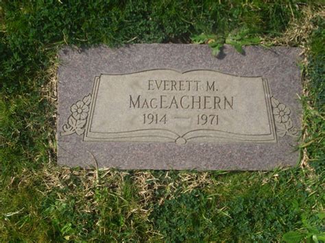 Everett Michael Maceachern 1915 1971 Find A Grave Memorial