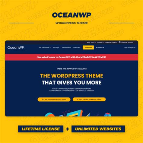 Oceanwp Theme With Original License Key Lifetime Updates