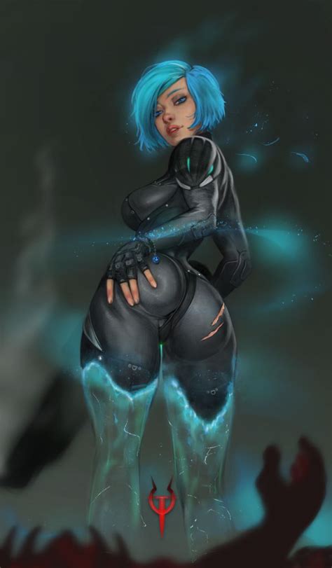 Rule 34 1girls 1other Aqua Hair Ass Ass Grab Bangs Blue Eyes Blue