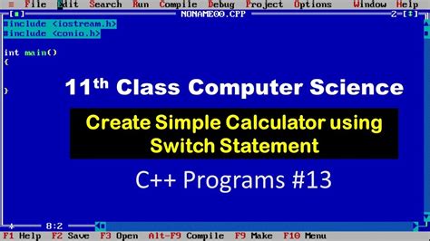 Program To Make Simple Calculator Using Switch C Programs 13