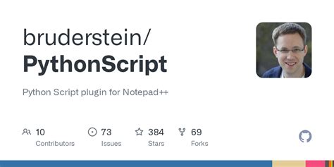 Github Brudersteinpythonscript Python Script Plugin For Notepad