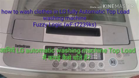 How To Open A Lg Fuzzy Logic Washing Machine At George Partington Blog